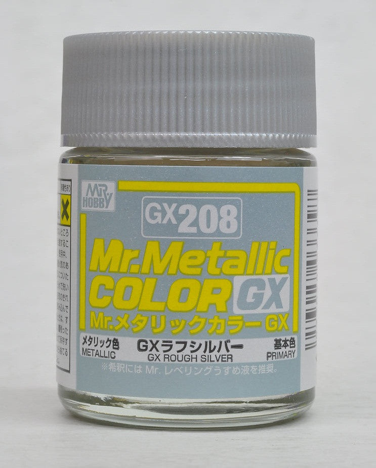 Mr. Color GX208 Metal Rough Silver (Metallic) 18ml – R4LUS